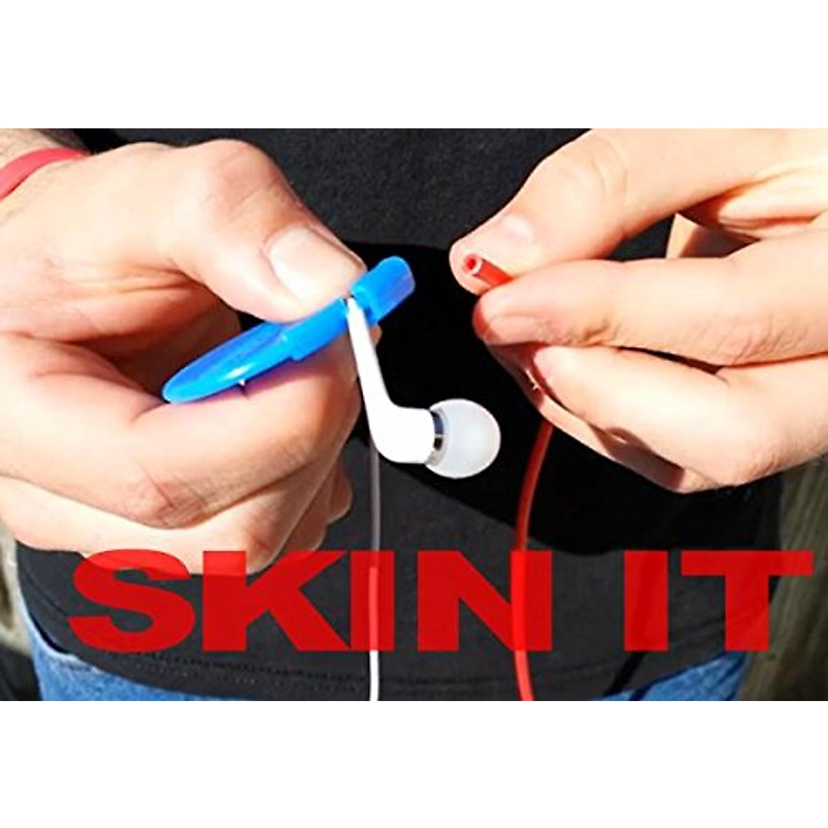 Cordskinz - (White) Anti-Tangling, Protective & Fashionable Sleeves for Earbuds …