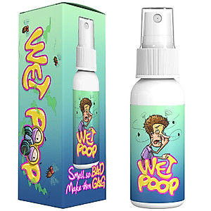 Potent Wet Poop - Highly Concentrated Fart Spray - Extra Strong Stink - Prank Stuff & Joke Toys for Adults or Kids - Non Toxic