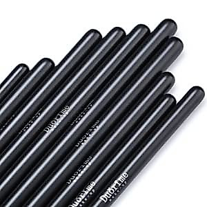 Duorime Silky 10Pcs Eyeshadow Makeup Brush Set Essential Eye Makeup Brushes Kit For Blending Eyeshadow, Eyeliner, Crease, Eyebrow Cosmetics Tool