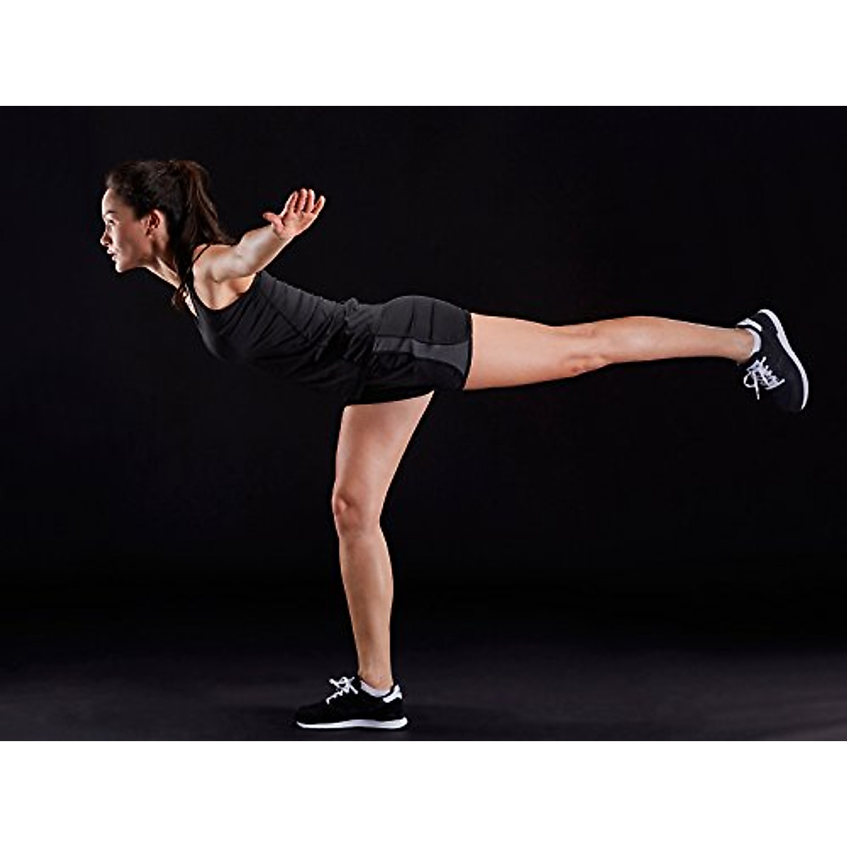 NELEUS Women's 3 Pack Compression Athletic Tank Top for Yoga Running,Black,EU XL,US L