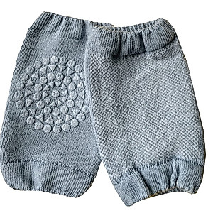 Unisex Toddler Non Slip Knee Pads and Socks Sets for Baby Boy Girls' Crawling Learn to Walk 6-15 Months