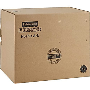 Fisher-Price Little People Noah's Ark playset with 9 figures for toddler and preschool pretend play ages 1 to 5 years