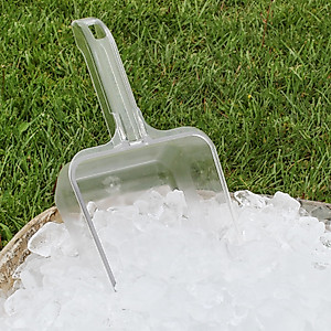 Darware Commercial Ice Scoop with Metal Holder, 58-Fluid Ounces Capacity