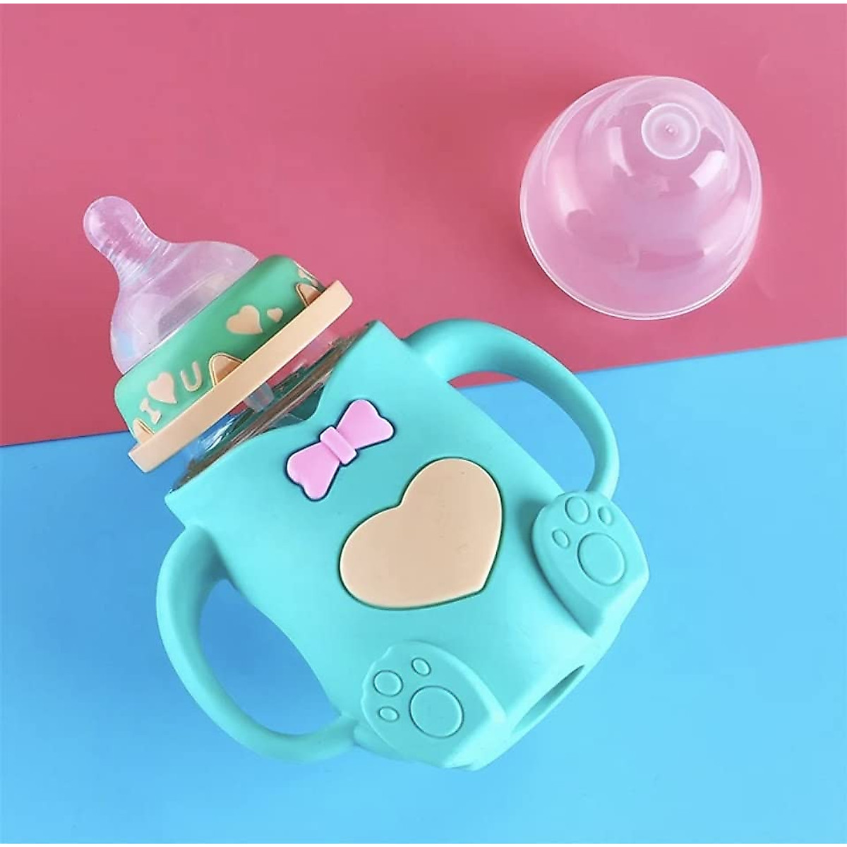 Baby Glass Bottle (Green)