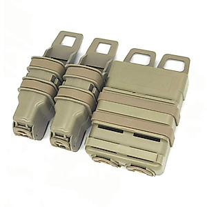 JDSMT ABS Tactical Fast Mag Molle Holster Magazine Pouch Bag (mud)
