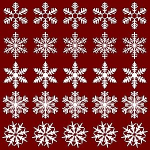 600 Pieces Christmas Envelope Seal Stickers Christmas Wall Stickers Window Clings Snowflake Stickers Self-Adhesive Universal Sealing Stickers, Gift Boxes Stickers Label Stickers (White)