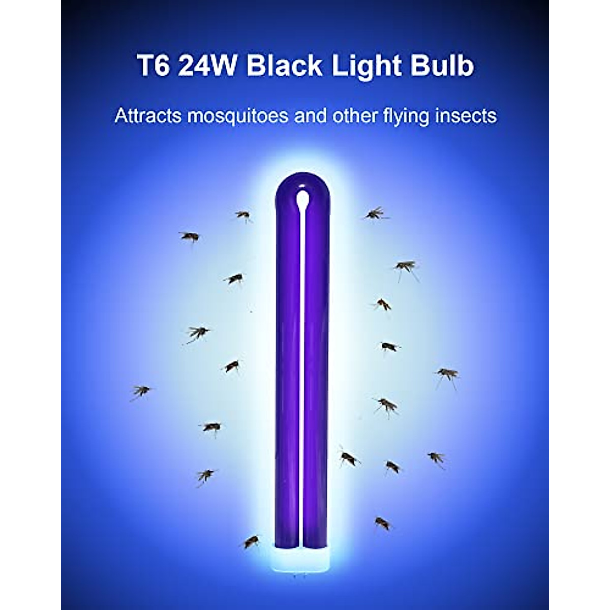 Dichroma BB-40blk 40W Black Light Replacement Bulb for Black Flag Model BZ-40BLK, BZ-40DX, BZ-40MAX, and Stinger Model B4045-4 UVB45 Bug Zapper, 2 Pack