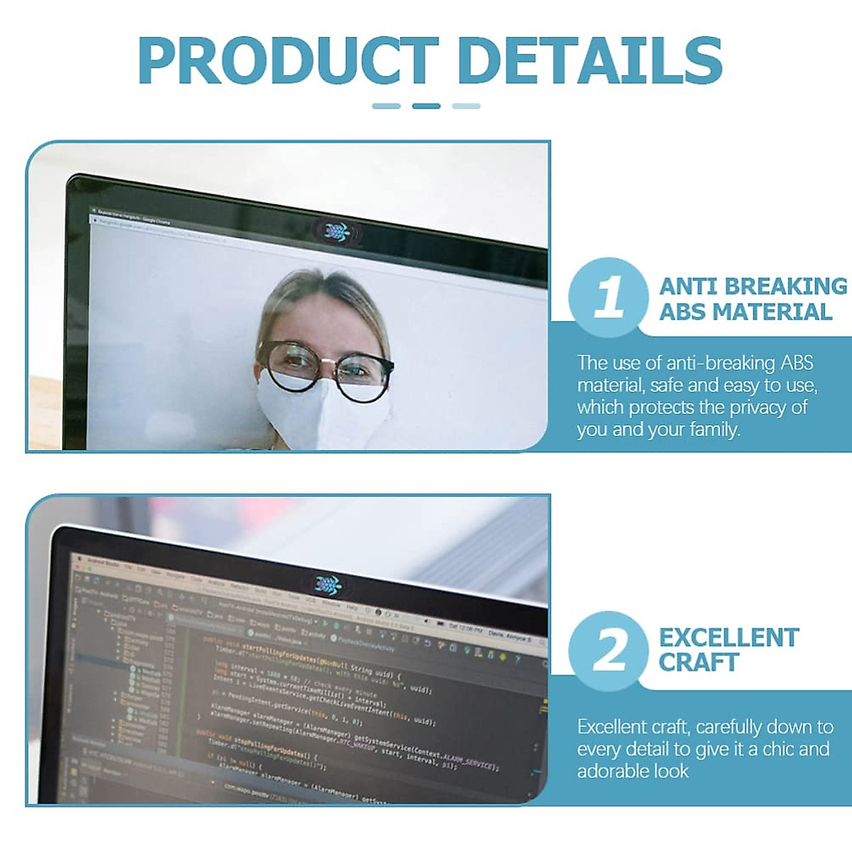 Mobestech Laptop Camera Cover Slide Computer Camera 3pcs Webcam Slider Camera Cover Slide Webcam Blocker Phone Camera Privacy Slider Laptop Camera Cover Slide Computer Camera