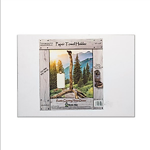 Mountain Mikes - Antler Paper Towel Holder- Decor Inspired by The Great Outdoors - Durable Replicated Deer Antlers - Easy Installation - Fits Traditional Paper Towel Rolls