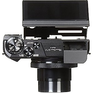 Canon PowerShot G7X Mark II Digital Camera, Video Creator Kit with Tripod, Memory Card, and Detachable Bluetooth Remote, Black, Small (1066C029)