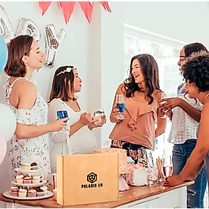 POLARIS LV - New Born Gift for Baby Shower, Baby Registry: Security Blanket, Newborn Essential Sleeping Bag and Muslim Blanket,Newborn Hat and Gloves, Hair Brush, Neutral Gender (Boys and Girls)