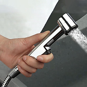 Toilet Bidet Sprayer Bathroom Bidet Toilet Sprayer Handheld Sprayer Kit with Adjustable Jet Spray for Toilet Handheld Bidet Cloth Diaper Sprayer Set