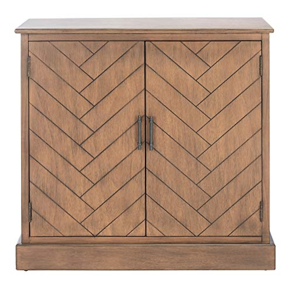 Safavieh Home Collection Peyton Brown 2-Door 2-Shelf Storage Buffet Sideboard Table (Fully Assembled)