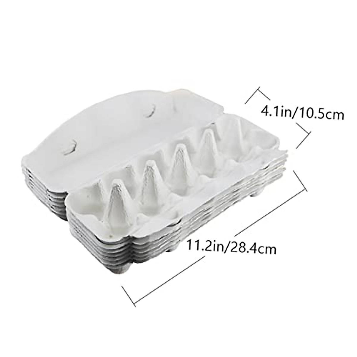 Cabilock 30 Pcs Pulp Egg Tray Egg Basket Egg Storage Case Portable Fridge Egg Cartons for Chicken Eggs Reusable Egg Storage Tray Garbage Portable Refrigerator Egg Trays Bulk Eggs