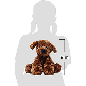 Fluffuns Puppy Dog Stuffed Animals - Stuffed Dog Plush Toys - 9 Inches (Brown)