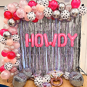 JeVenis Howdy Party Decoration Western Cowgirl Party Decorations Cowboy Bachelorette Bridal Shower Decorations Lets Go Girls Party Supplies