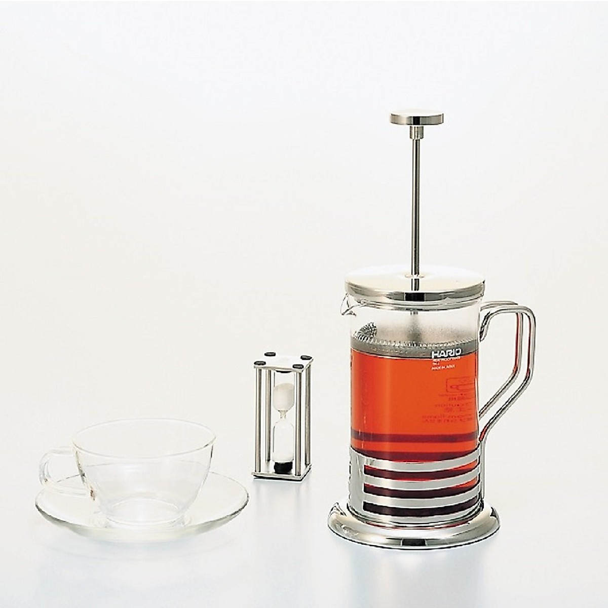 Hario Harior Bright Coffee or Tea Press Silver 600ml
