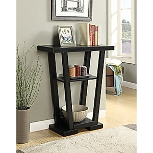 Convenience Concepts Newport V Console, Black