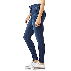 WallFlower Women's Sassy Skinny High-Rise Insta Soft Juniors Jeans (Standard and Plus), Riverton, 13