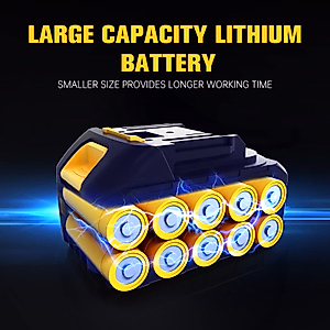 IMOUMLIVE 21V Battery, Lithium Ion, 3.0Ah