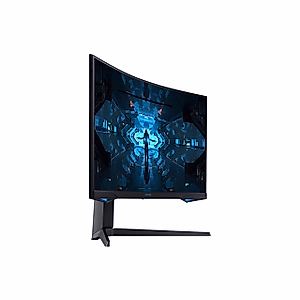 SAMSUNG Odyssey G7 Series 32-Inch WQHD (2560x1440) Gaming Monitor, 240Hz, Curved, 1ms, HDMI, G-Sync, FreeSync Premium Pro (LC32G75TQSNXZA) (Renewed)