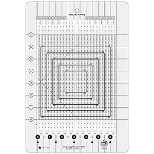 Creative Grids Stripology Quarters Mini Strip Cutting Ruler