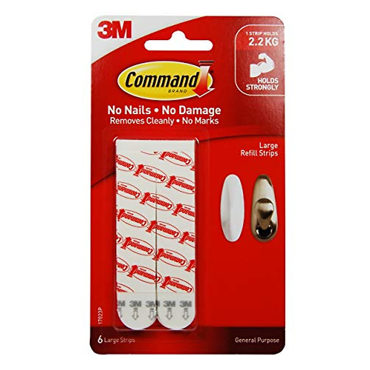 3M COMPANY 17023P 6CT LG MNT Strips