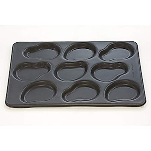 LloydPans Egg Pan, 12.88 x 17.88 Inch 9-Cavity Irregular Egg Pan, Pre-Seasoned PSTK