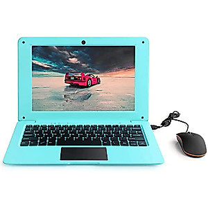 Laptop Computer- 10.1" Inch Kids Laptop Computer Powered by Android 7.1.1 -Quad Core Processor- 2+32gb ROM-Bluetooth-HDMI-WiFi- Blue