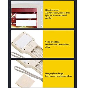 RFID Reader Writer Duplicator, Full Band 10 Frequency RFID NFC Card Copier Reader Writer for IC ID Cards, 125KHz 13.56MHz RFID Smart Card Copier, Encrypted Card Decoder