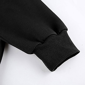 Ceboyel Women's Oversized Hoodies Sweatshirt Full Zip Up Jacket Drawstring Hooded Tops Teen Girl Y2k Preppy Clothing with Pocket