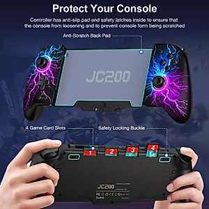 Spican Switch Controllers for Nintendo Switch/Switch OLED Controller, Switch Wireless Pro Controller One-Piece Joypad, Full-Size Ergonomic Handheld Mode Controller Gamepads Standard Controllers