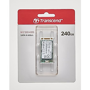 Transcend 240GB M.2 SATA III 6GB/S SSD MTS420 3D TLC Flash 42mm Form Factor