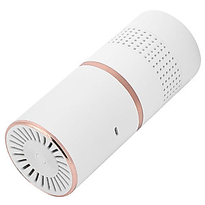 Fdit Portable USB Charging Household Desktop Air Purifier Mini Car Air Purifier (White)
