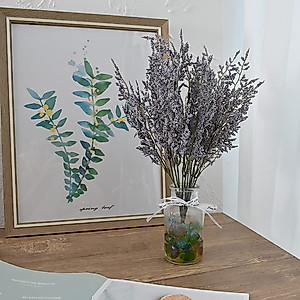 VIOCIWUO Artificial Lavender Flowers Natural Romantic Simulation Bouquets for Wedding Home Decor Garden Potted Plants Indoor Outdoor Decoration(3 Bundles, Purple)