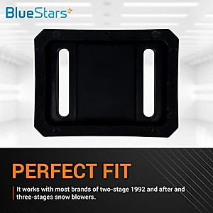 BlueStars 784-5580 Snow Thrower Plastic Slide Shoe Skid Shoes with Mounting Hardware - for MTD Cub Cadet Yardman 2-Stage Snow Blowers - Replaces 784-5580-0637 784-5580-0638 784-5580-0662 - Pack of 2