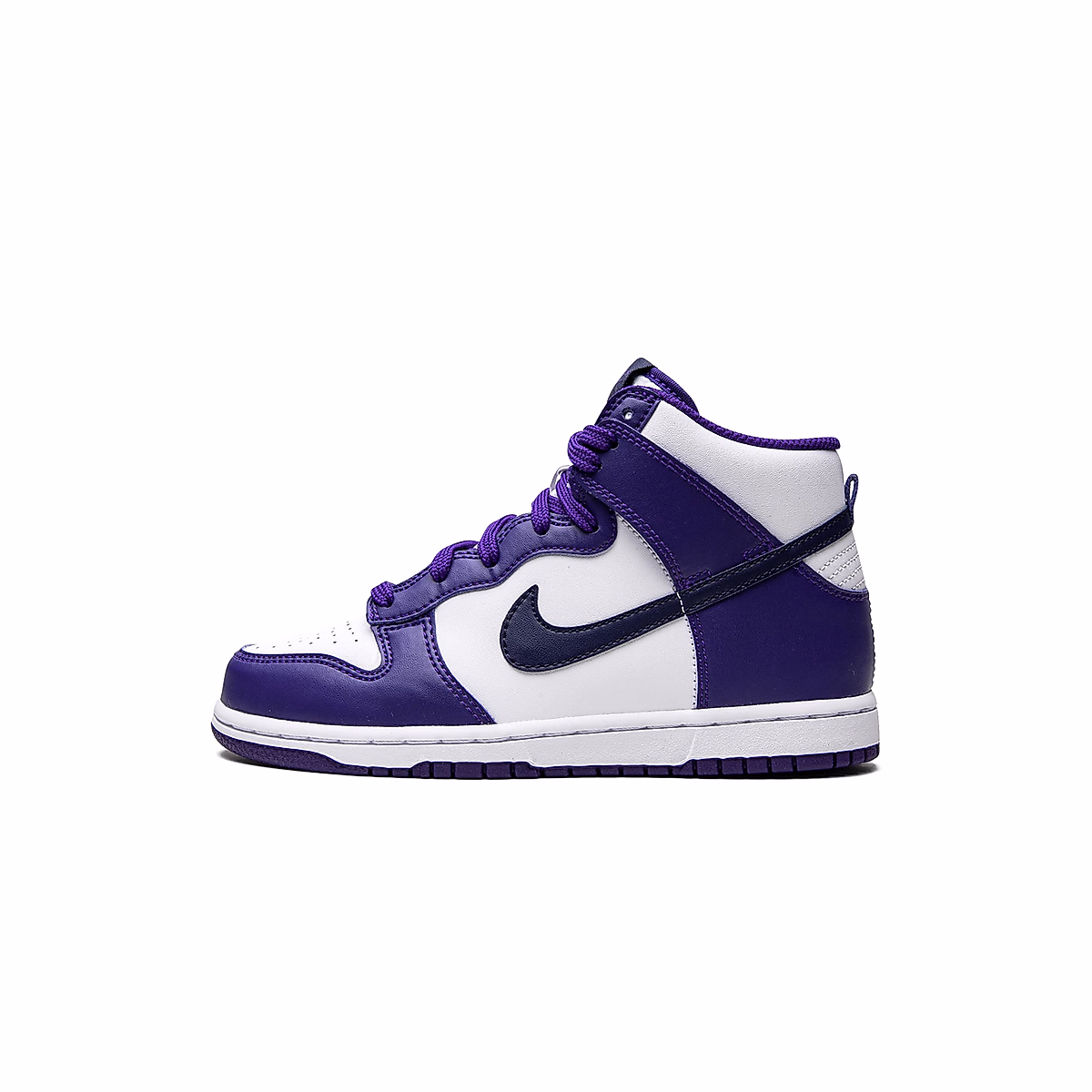 Nike Preschool Dunk HI (PS) DH9753 100 - Size 11C, Sail/University Blue-white-bla, 11 Little Kid