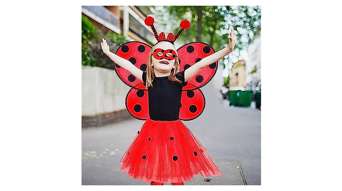 Ausejopeac Ladybug Costume Set for Kids Halloween Fun