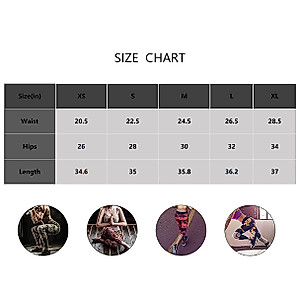 JIFRE Soft High Waist Slim Yoga Halloween Love Skull Printed Pants for Sportwear Long Trousers Fitness (Love Skull, M)