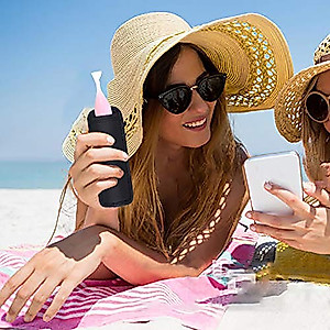 10 Pieces Sublimation Blank Black Ice Pop Sleeves Popsicle Holders Bags, Neoprene Fabric