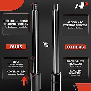 A-Premium Tailgate Assist Lift Supports Shock Struts Compatible with Dodge Ram 1500 2009-2010, Ram 2500/Ram 3500 2010 & Ram 1500 2011-2018, 1500 Classic 2019-2022, 2500/3500 2011-2022