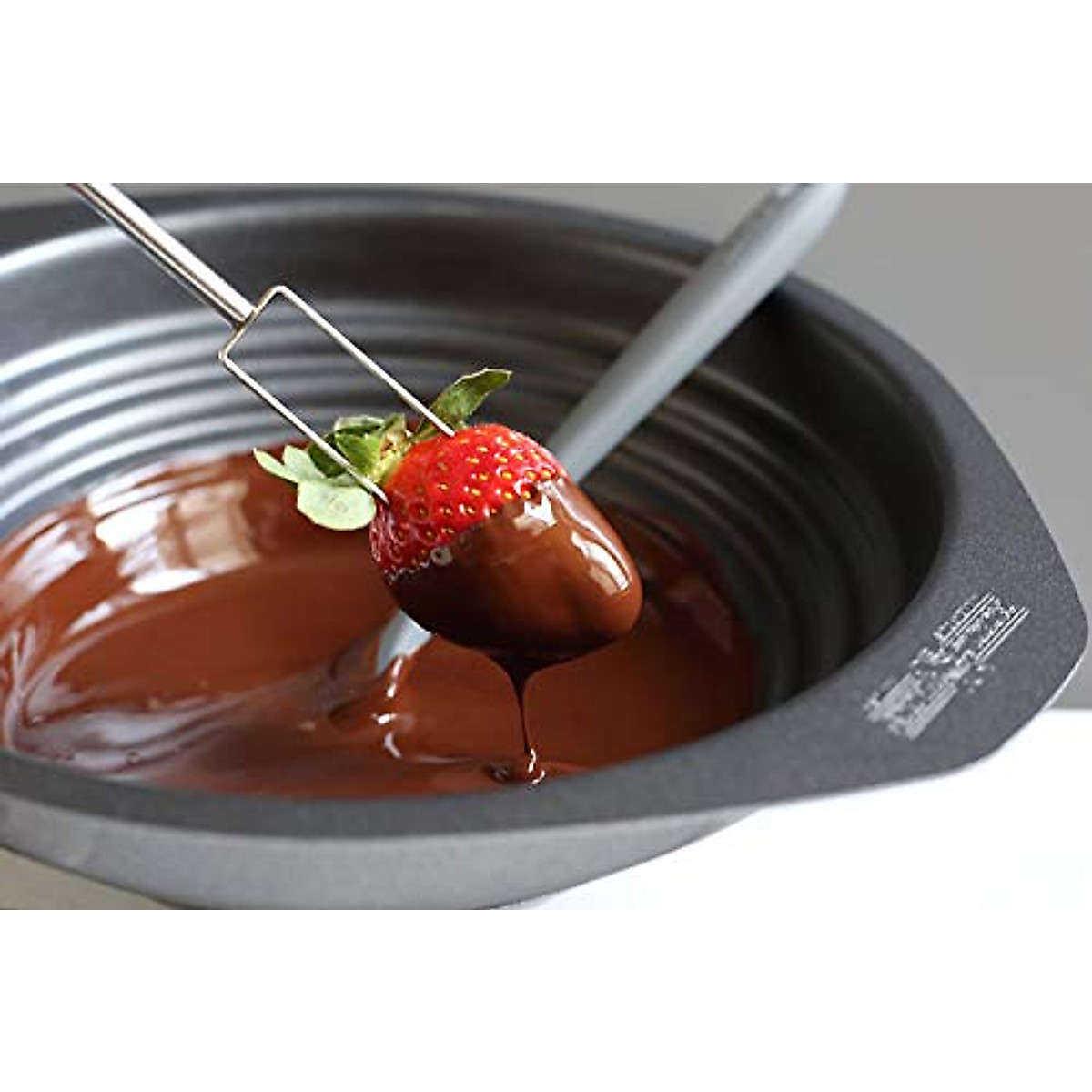 Fox Run 3-Piece Chocolate Dipping Set, 0.5 x 5 x 13 inches, Metallic