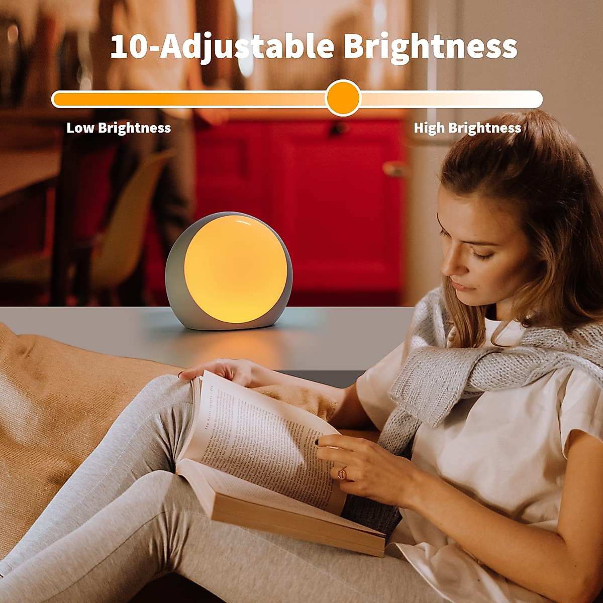 iDealSleep Brown Noise Sounds Machine White Noise Machine with 30 Soothing Sounds 12 Color Night Lights Auto-Off Timer Calming Sleep Machine with Memory Function for Baby Kids Adult for Office Privacy