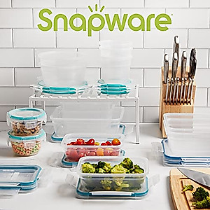 Snapware Total Solutions 28-Pc Plastic Food Storage Container Set, Pantry Organization and Storage, Meal Prep Containers