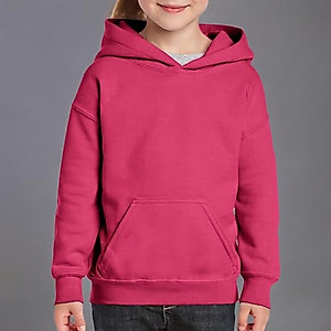 Gildan Heavy Blend Childrens Unisex Hooded Sweatshirt Top/Hoodie (S) (Sport Grey)