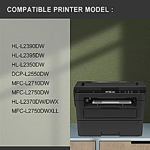 DRAWN [𝑯𝒊𝒈𝒉 𝒀𝒊𝒆𝒍𝒅, 3,500 Yield] 2-Pack TN-760 TN760 Black Toner Cartridge Compatible Replacement for Brother HL-L2350DW HL-L2370DW/DWXL MFC-L2750DW MFC-L2750DWXL DCP-L2550DW Printer Toner
