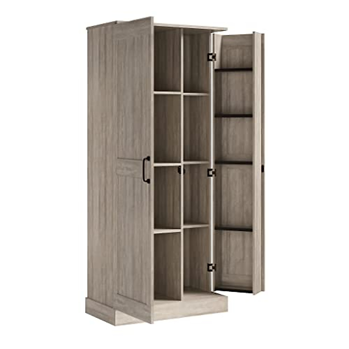 Sauder Miscellaneous Storage Cabinet, L: 32.17" x W: 17.13" x H: 72.09", Spring Maple Finish