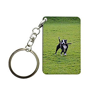 1.6×2.4ich Personalized Custom Keychain Print Logo Photo Picture Key Chains Holder 4×6cm
