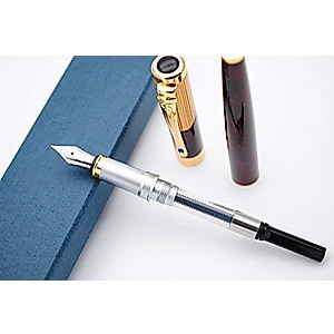 JINHAO 9009 Agate Red Fountain Pen M Nib