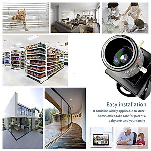 Vanxse CCTV 960H 1000TVL HD Mini Spy Security Camera 2.8-12mm Varifocal Lens Indoor Surveillance Camera